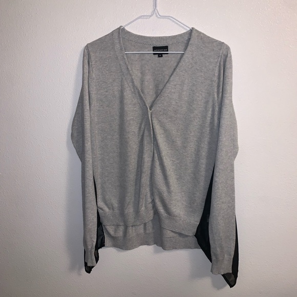 Central Park West | Sweaters | Central Park West Gray Cardigan Sheer ...